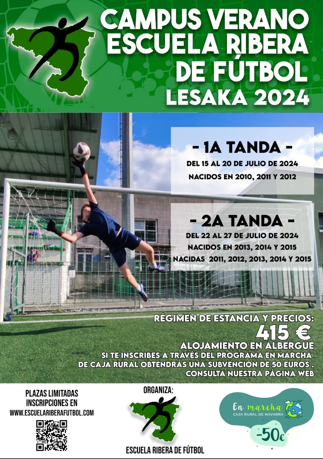 CAMPUS DE FÚTBOL LESAKA 2024 – Escuela Ribera de Futbol